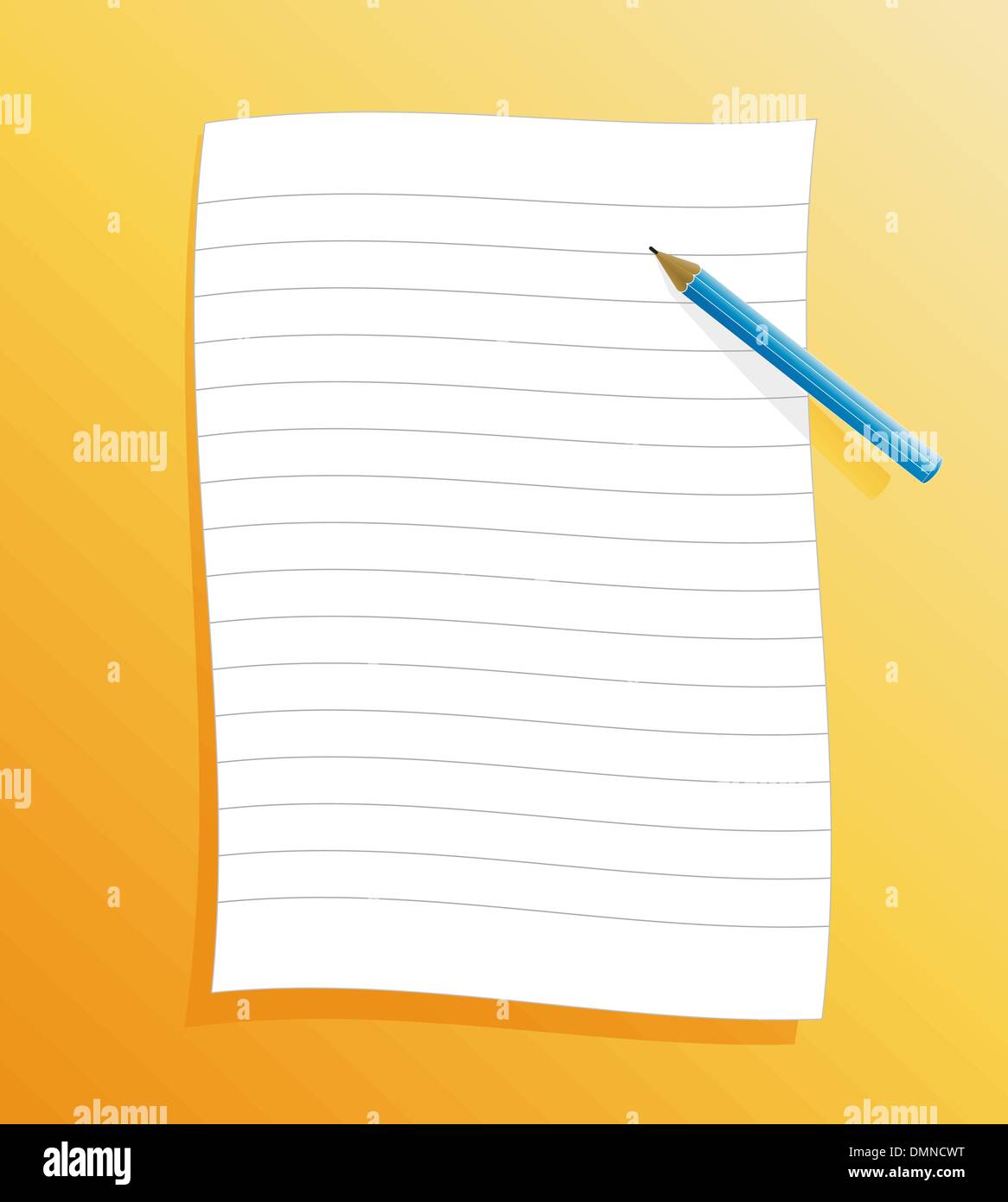 Ruled paper Stock Vector Images - Alamy