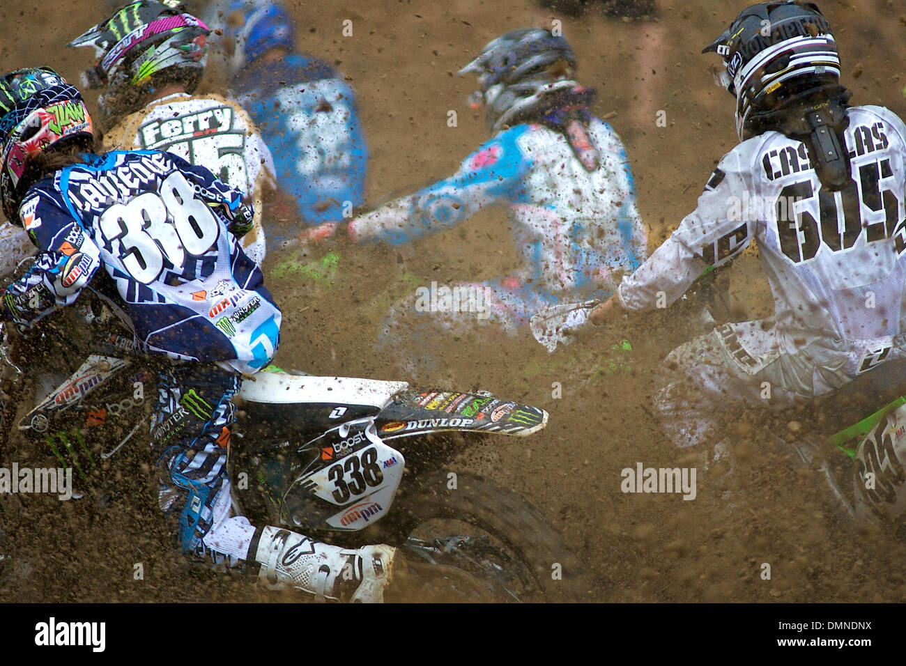 22 August 2009: Jason Lawrence # 338 and Timmy Ferry # 15 during the ...
