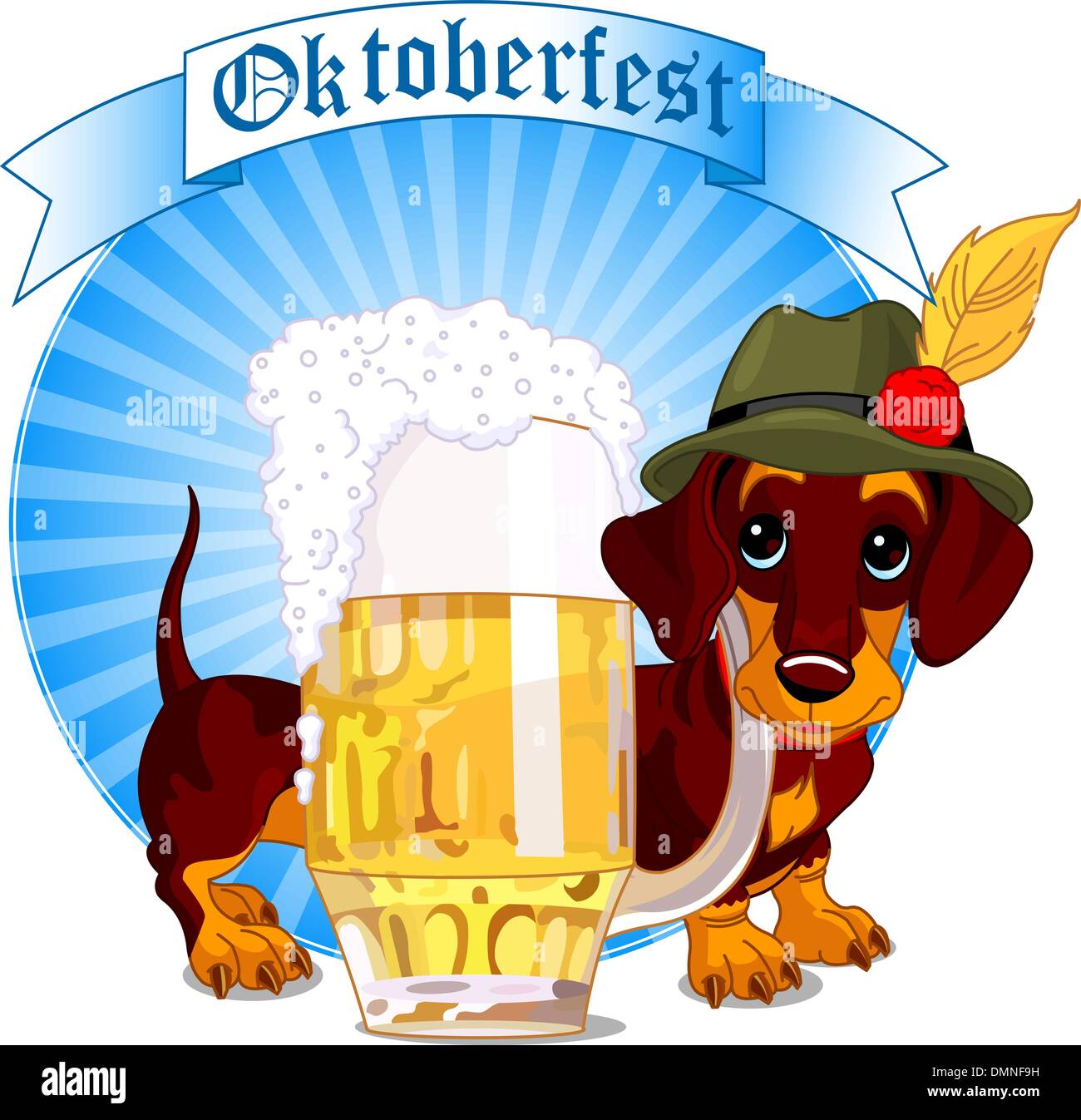German oktoberfest cartoon hi-res stock photography and images - Alamy