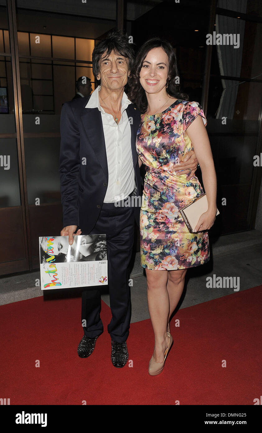 Ronnie Wood and Sally Humphries Fashion For Relief Party held at ...