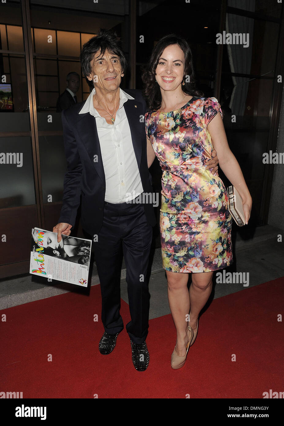 Ronnie Wood and Sally Humphries Fashion For Relief Party held at ...