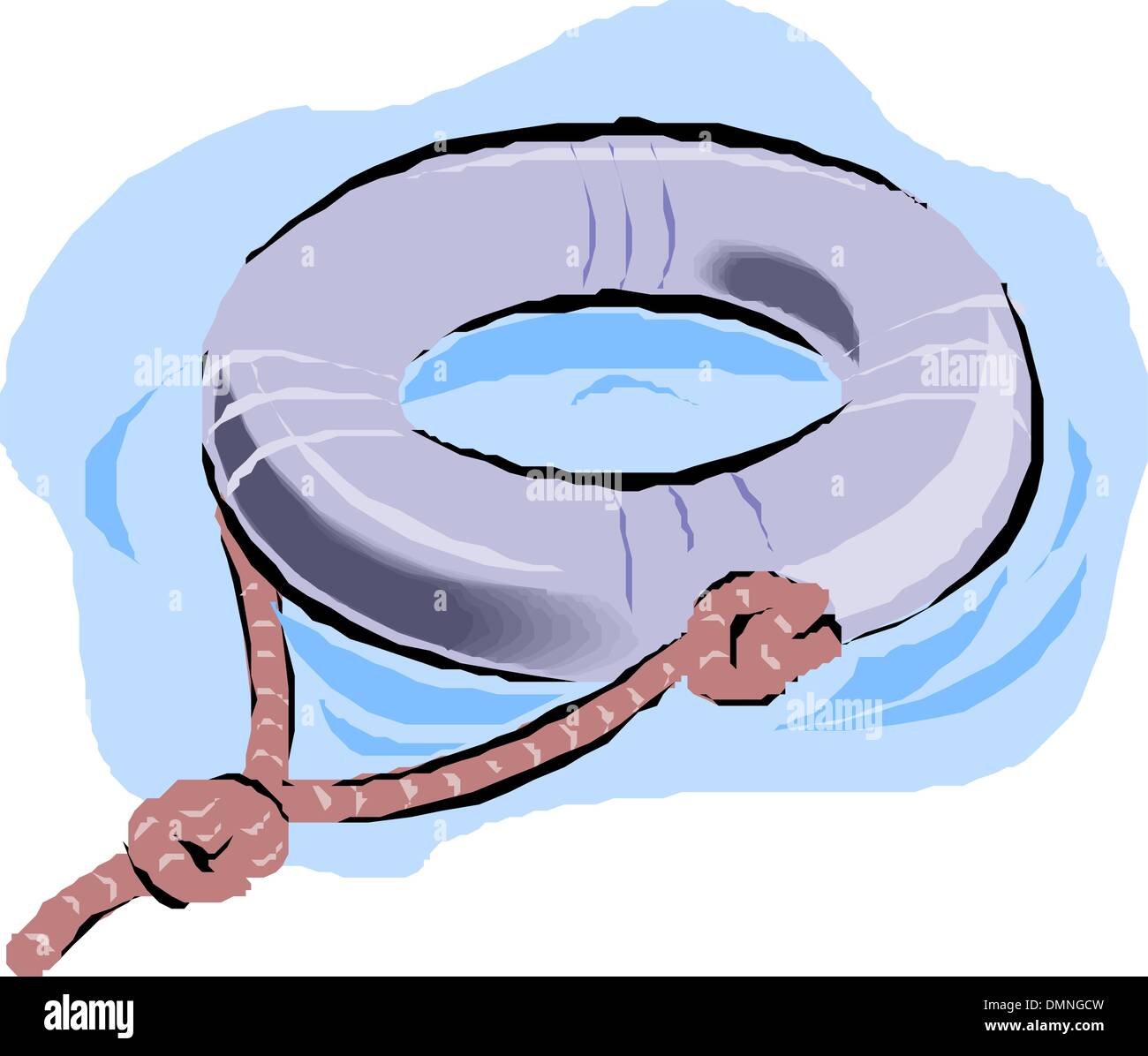 Vector illustration of Life Buoy Stock Vector Image & Art - Alamy
