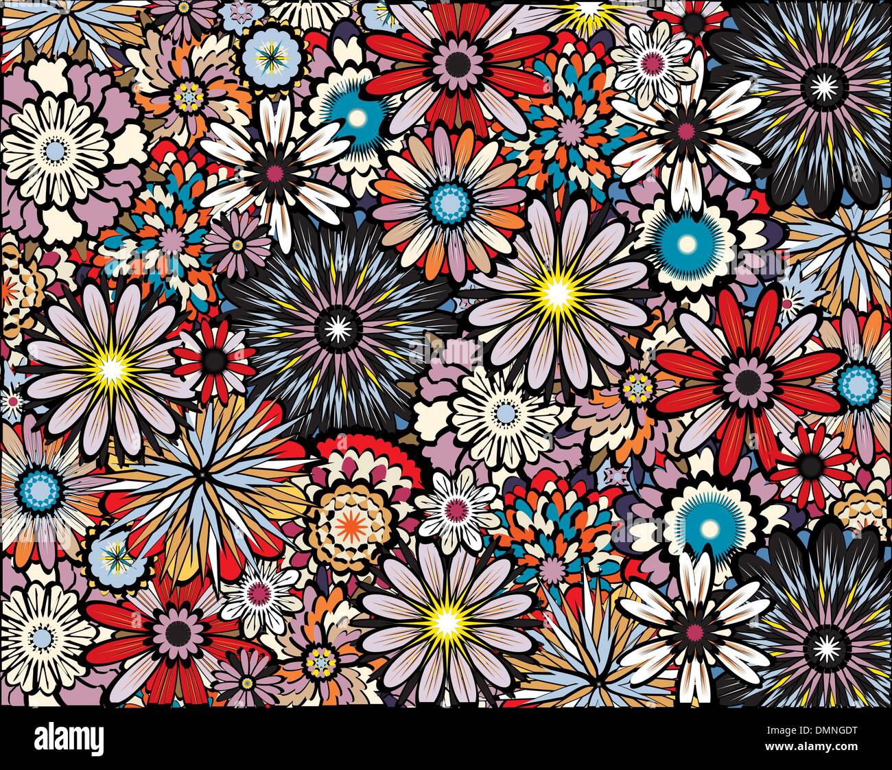 Petal power vector vectors hi-res stock photography and images - Alamy