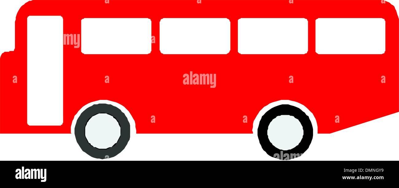 Bus or van symbol vector Stock Vector Image & Art - Alamy