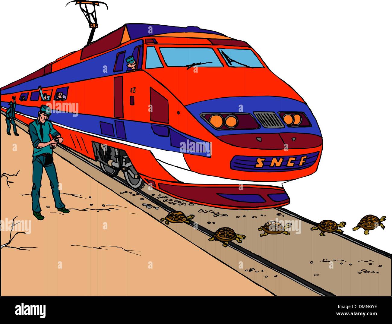 Sweden train Stock Vector Images - Alamy