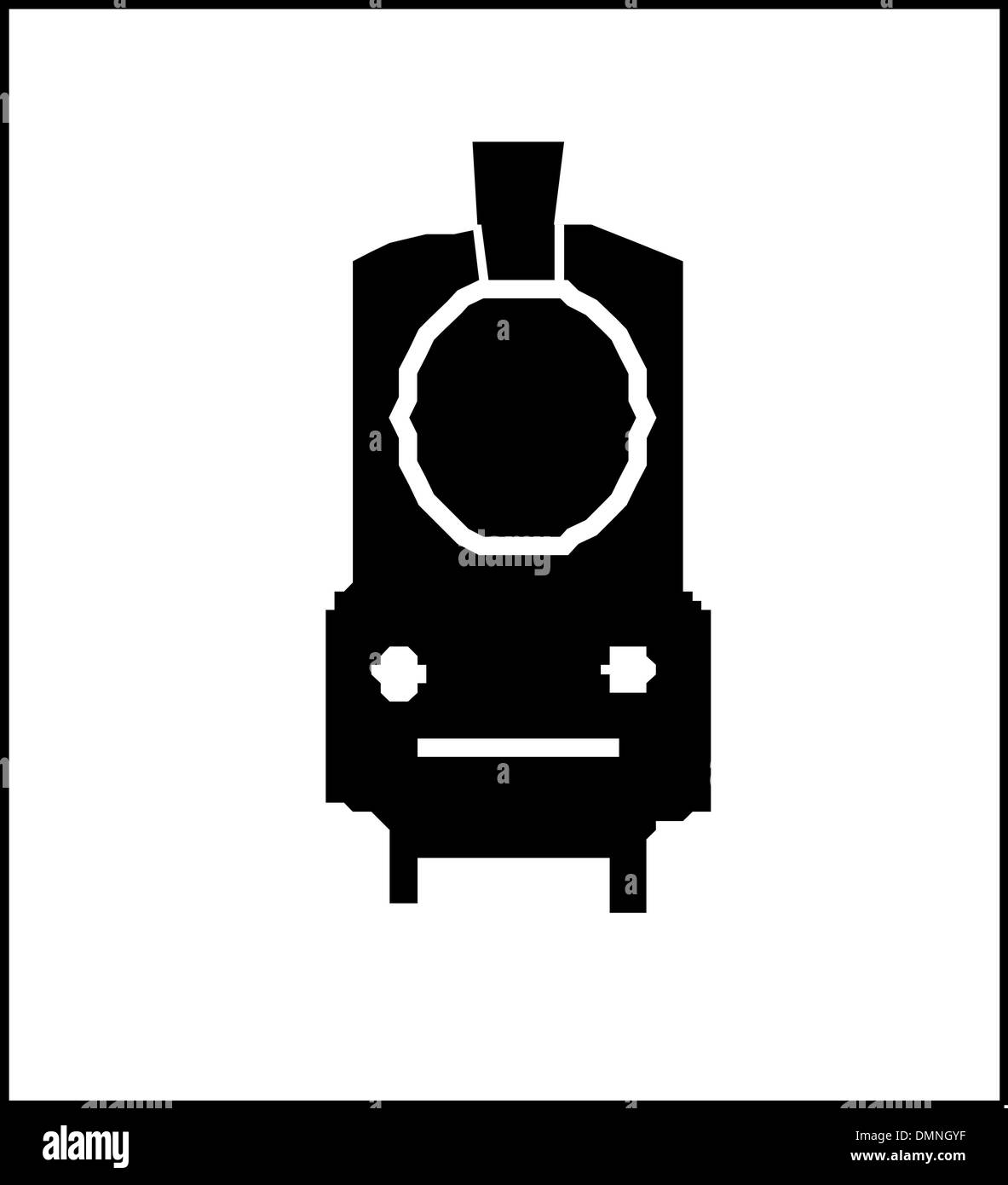 Isolated illustration cartoon draw railway hi-res stock photography and ...