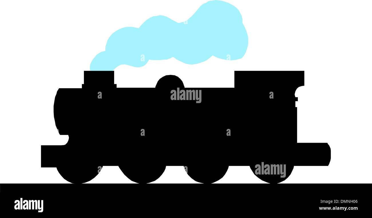 Vintage Steam Train Pattern Stock Vector Images - Alamy