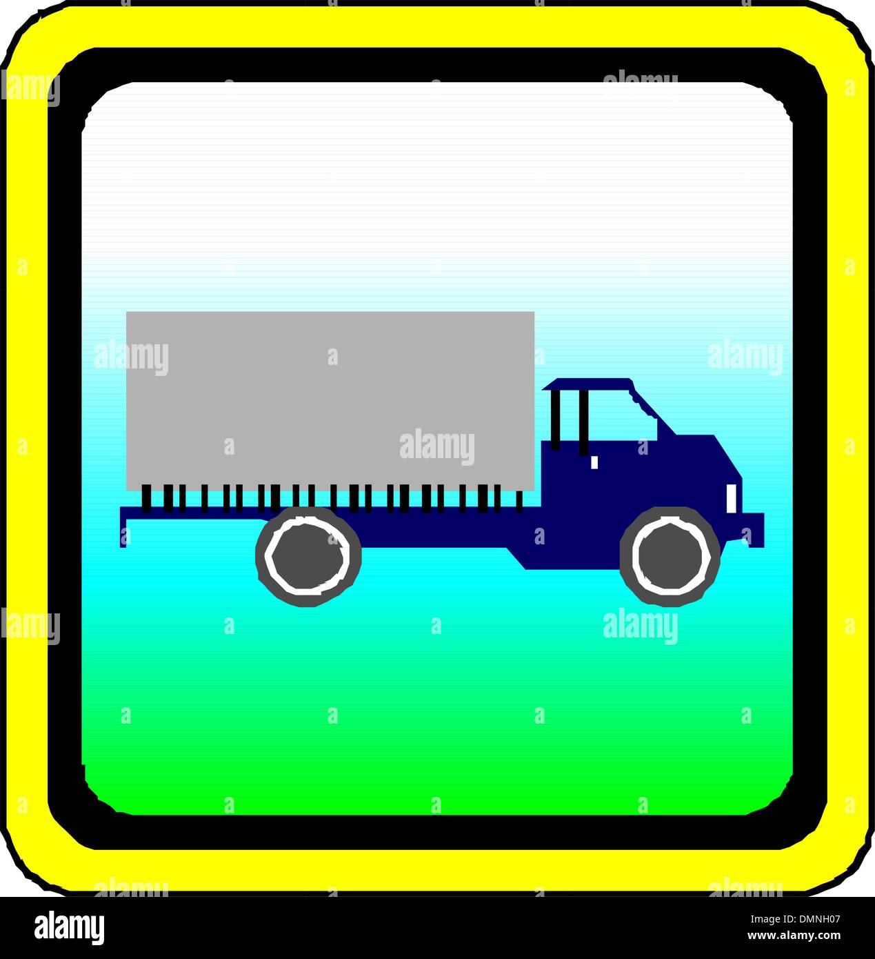 Vector cartoon delivery / cargo truck Stock Vector Image & Art - Alamy
