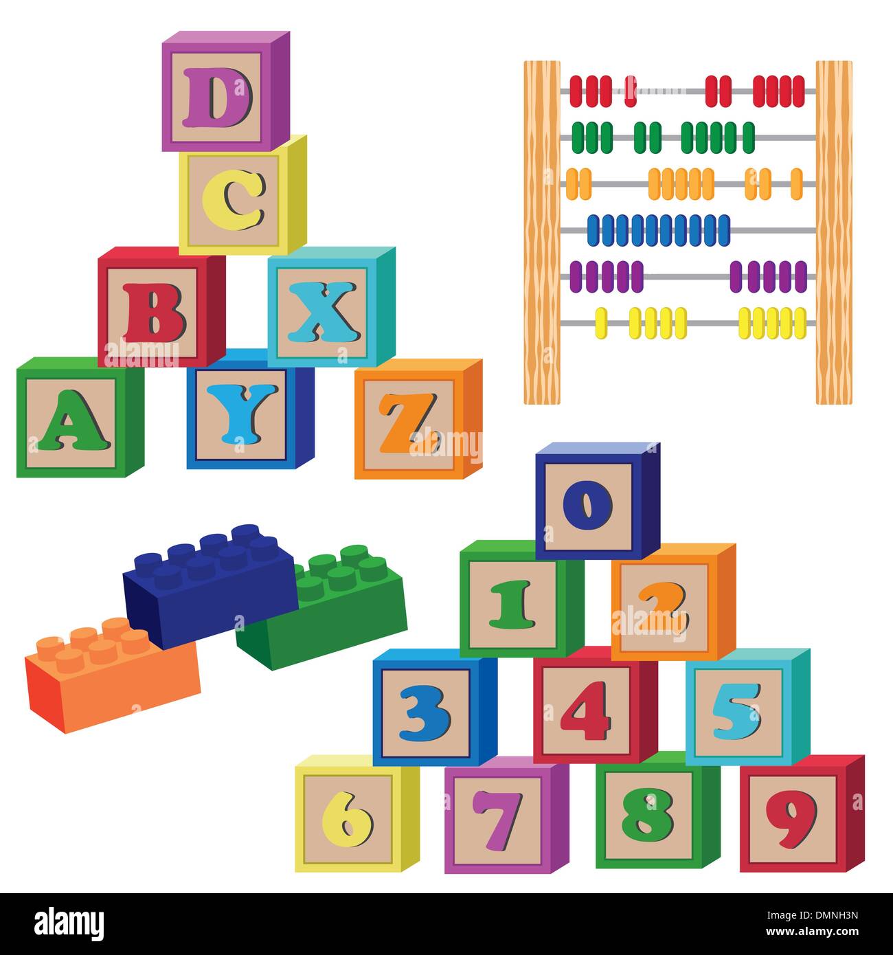 Abacus block Stock Vector Images - Alamy