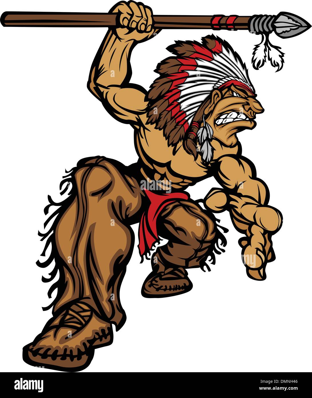 Native american team mascots Stock Vector Images - Alamy