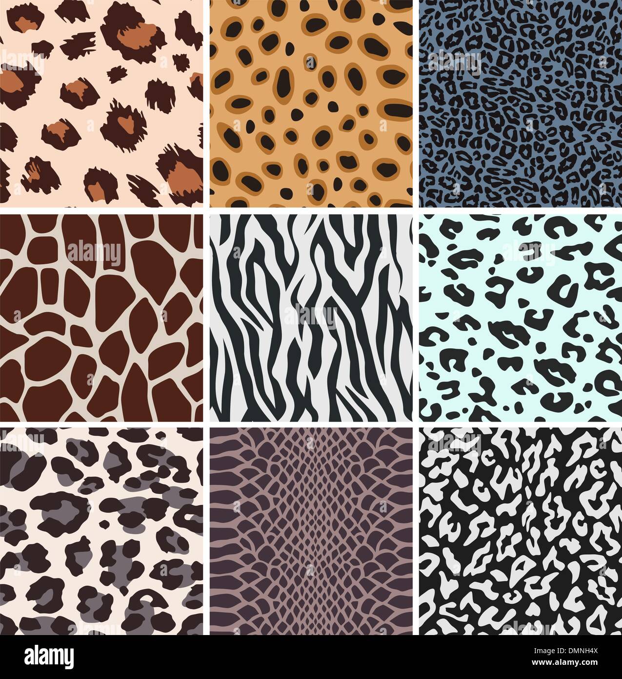 seamless animal skin pattern Stock Vector Image & Art - Alamy