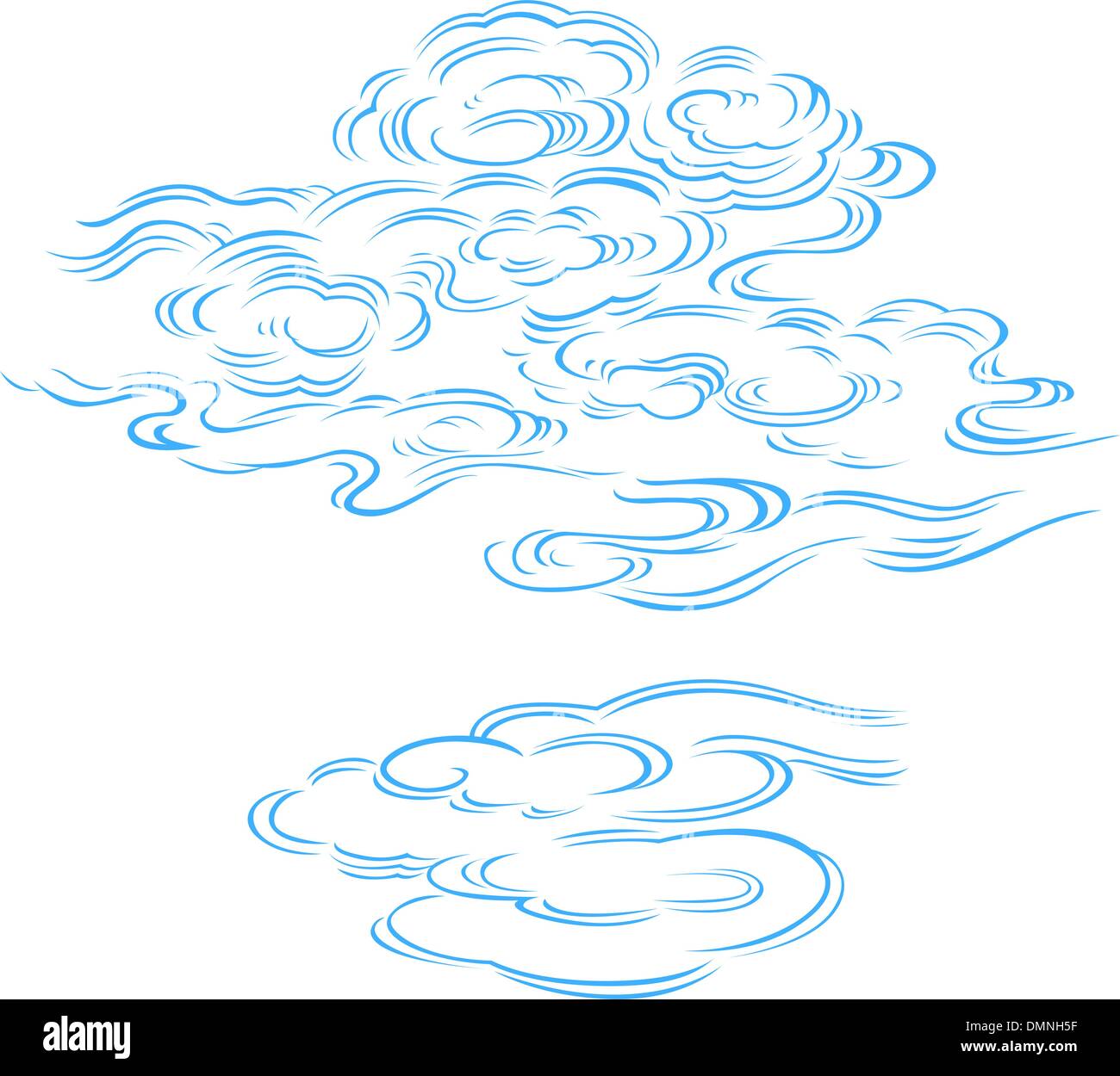 Swirl cloud Stock Vector Images - Alamy