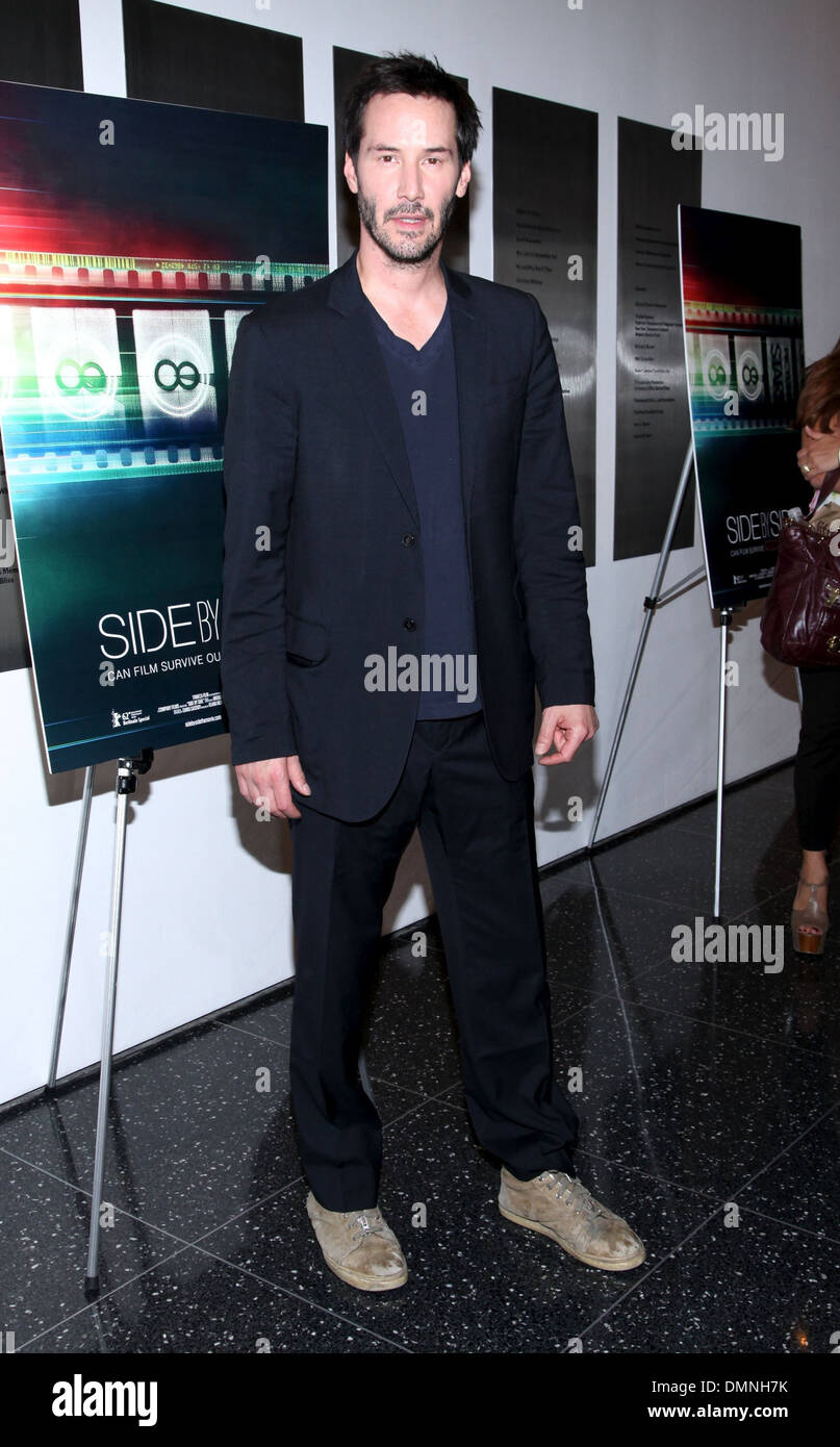 Keanu Reeves premiere of 'Side By Side' held at Museum of Modern Art ...