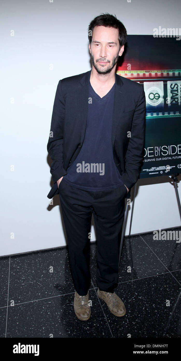 Keanu Reeves premiere of 'Side By Side' held at Museum of Modern Art ...