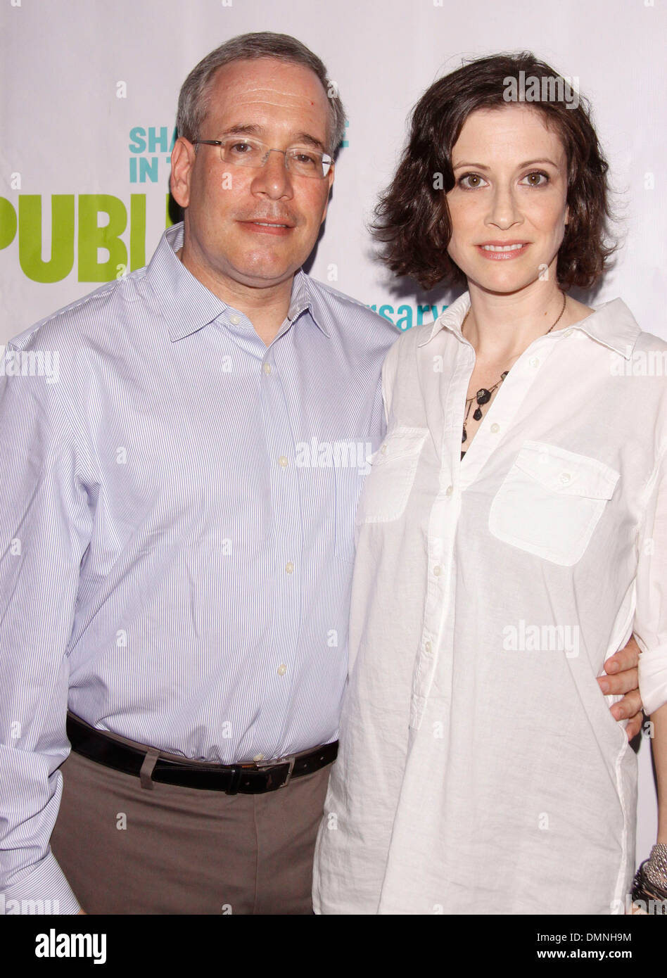 Scott Stringer and Elyse Buxbaum Opening night of Public Theater ...