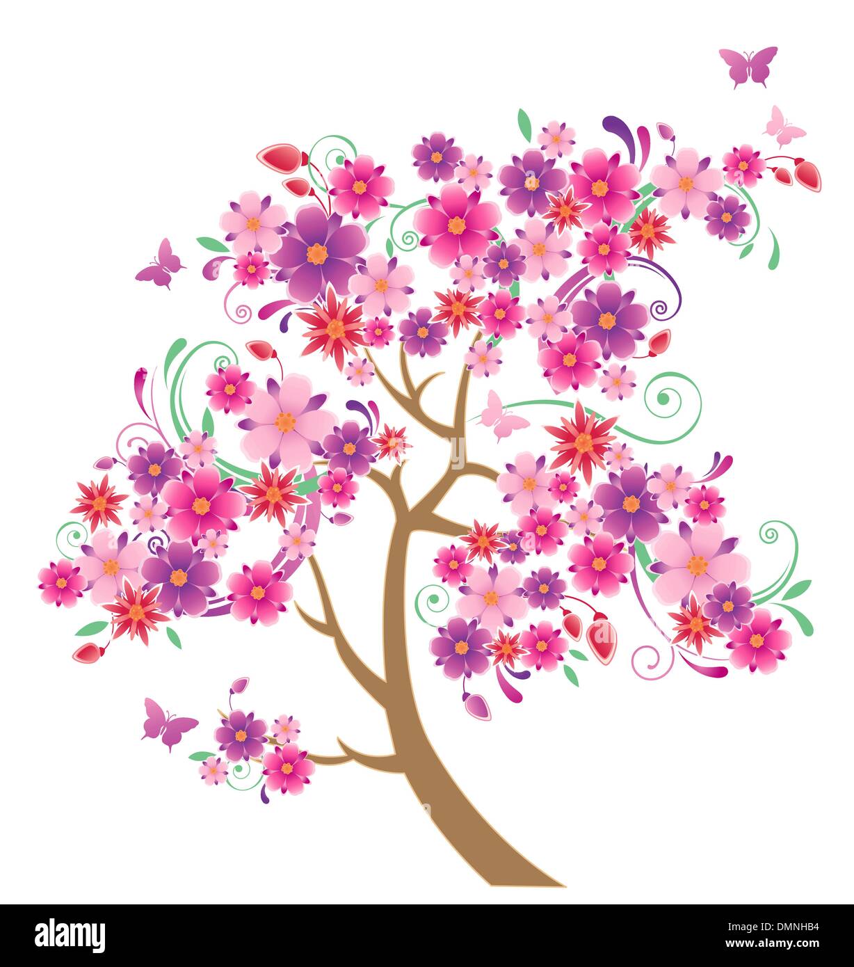 Flowering vectors Stock Vector Images - Alamy