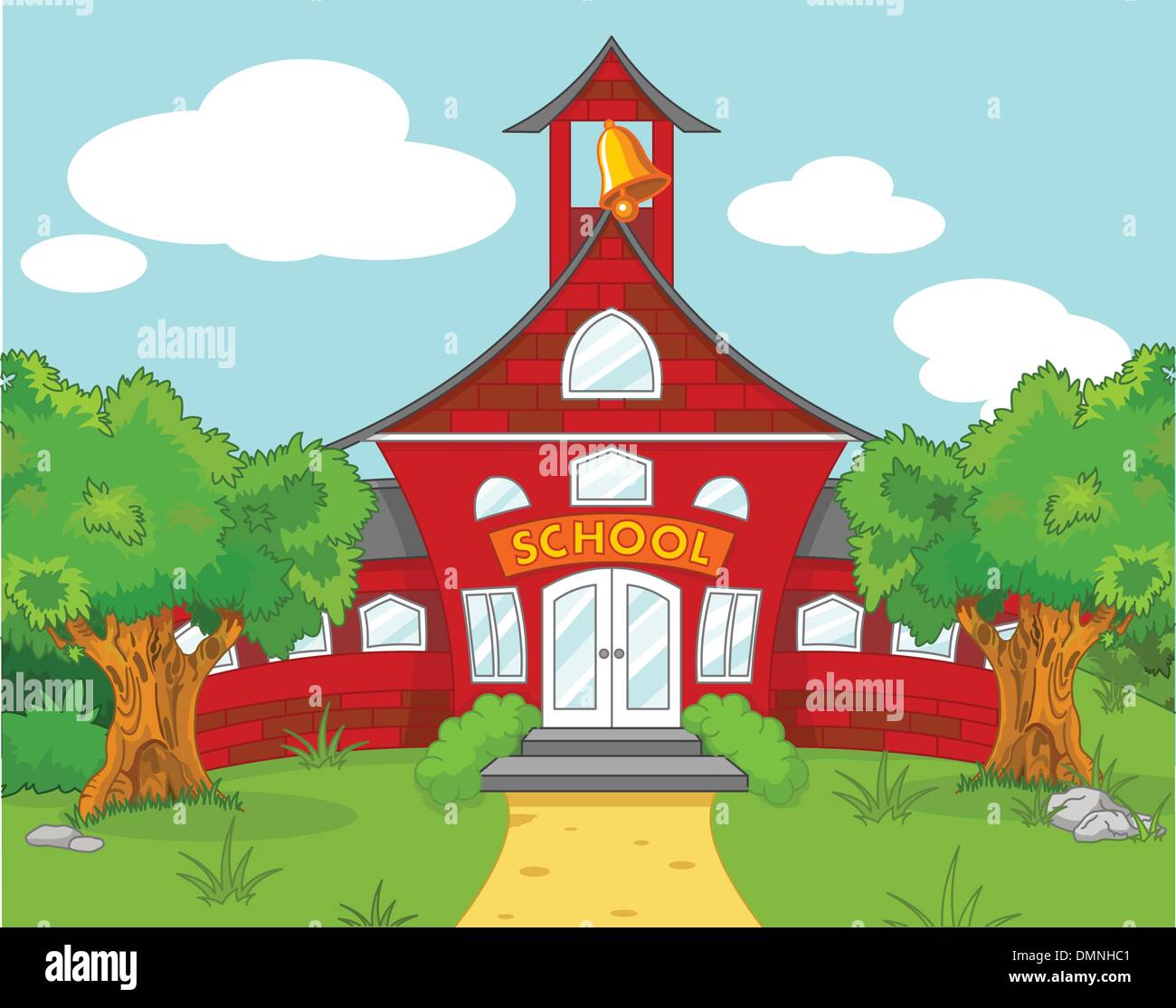 School Stock Vector Images - Alamy
