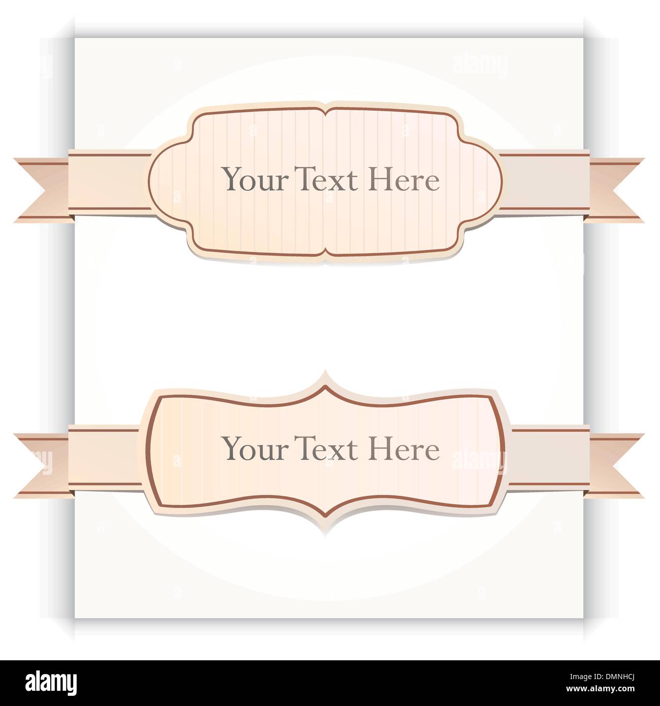 Vector ribbons set Stock Vector Image & Art - Alamy