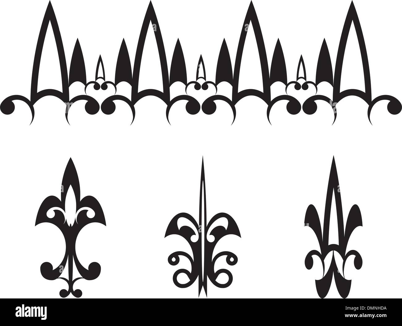 Shape arrow curve Stock Vector Images - Alamy