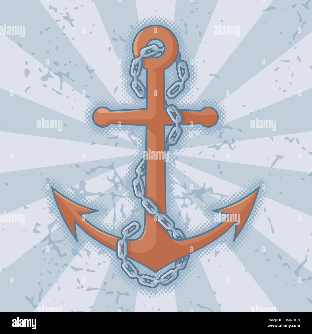 Texture or rust on anchor Stock Vector Images - Alamy
