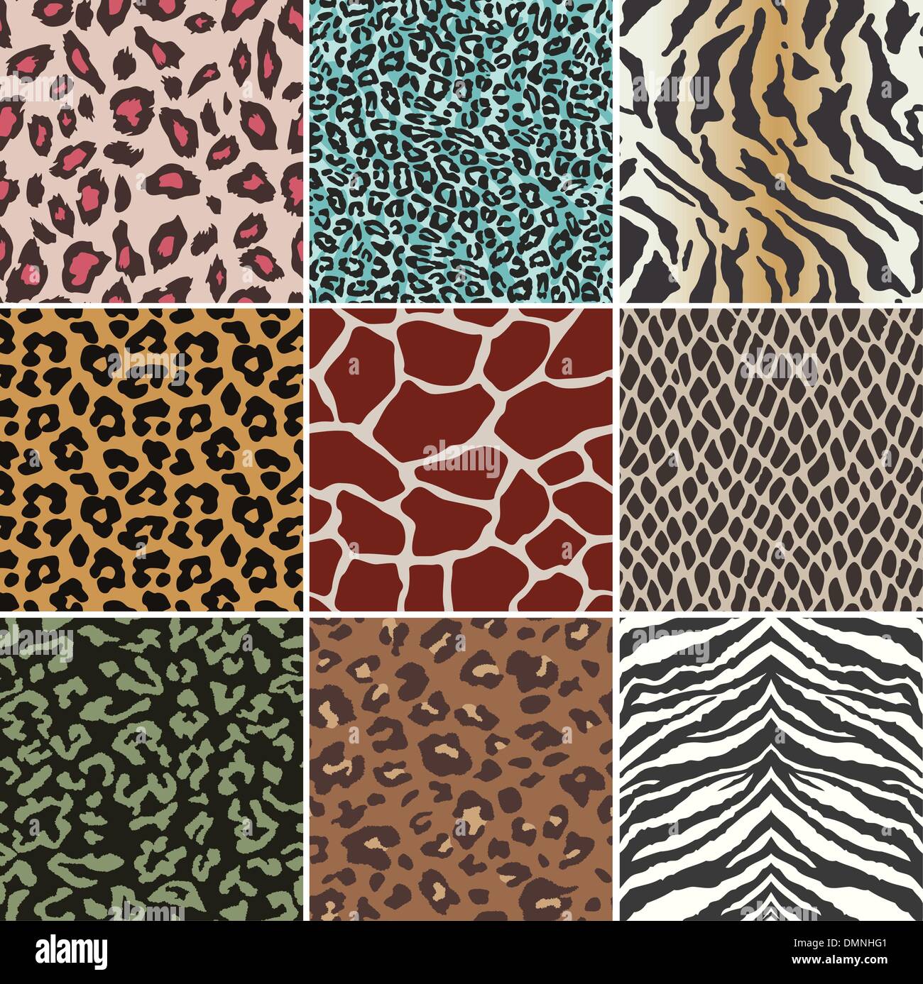 seamless animal skin fabric pattern Stock Vector Image & Art - Alamy