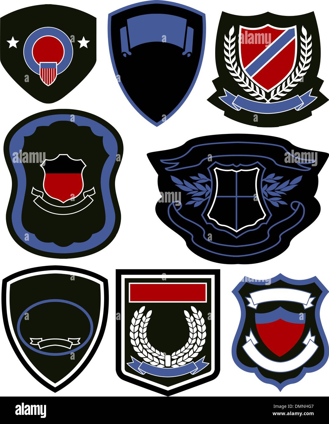 Shield logo hi-res stock photography and images - Alamy