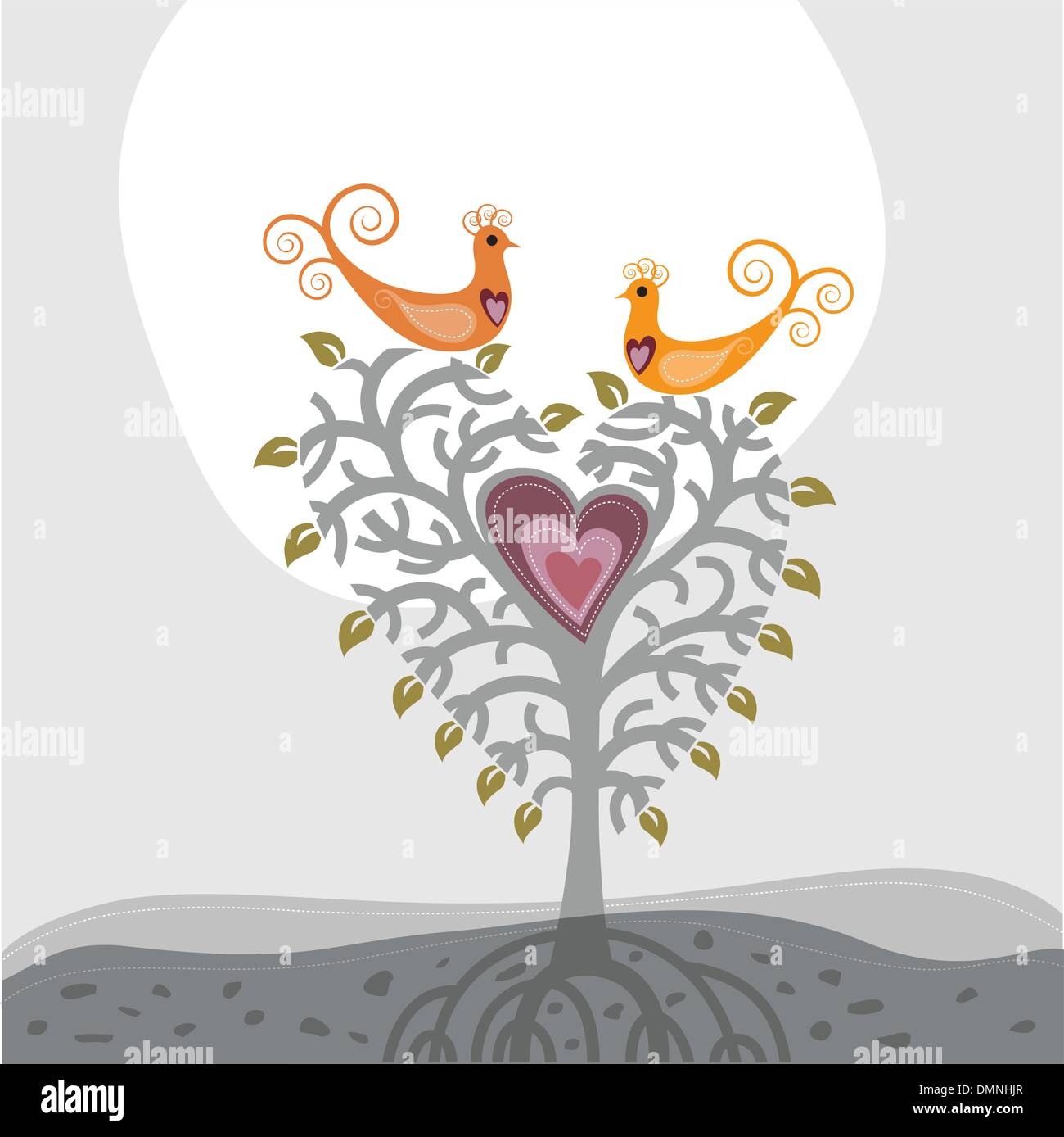 Heart shaped two couple Stock Vector Images - Alamy
