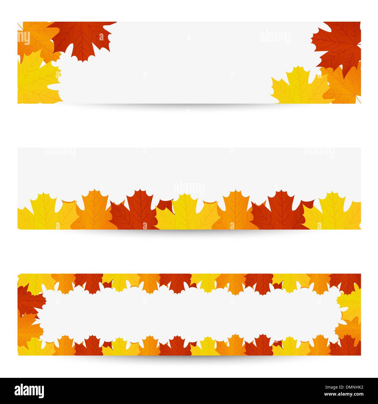 Fall banners Stock Vector Images - Alamy