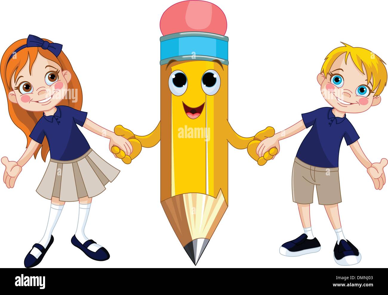 Big pencil Stock Vector Images - Alamy