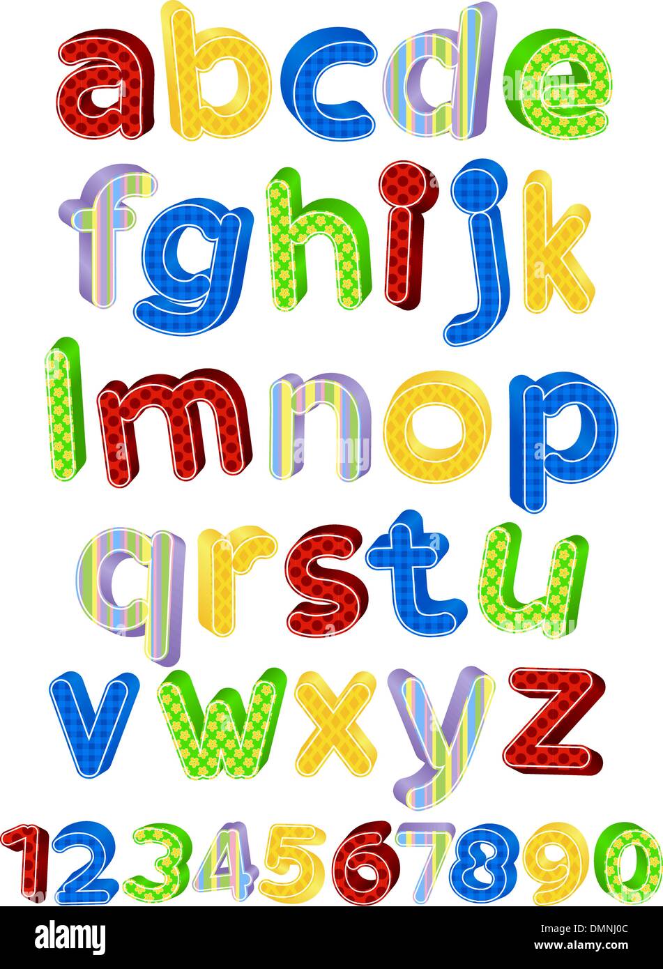 Pre alphabet Stock Vector Images - Alamy