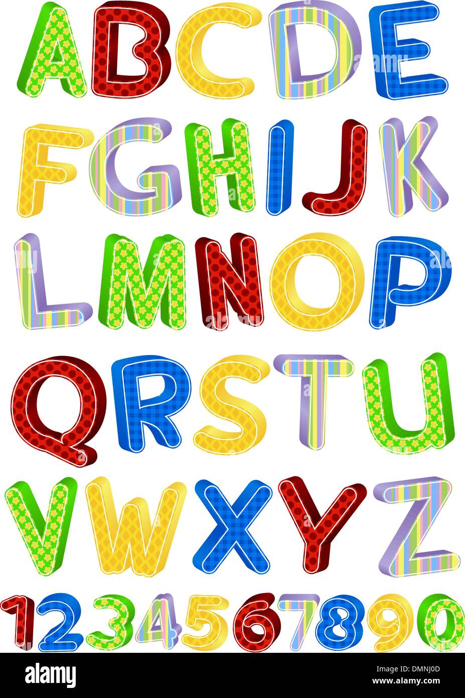 Pre alphabet hi-res stock photography and images - Alamy