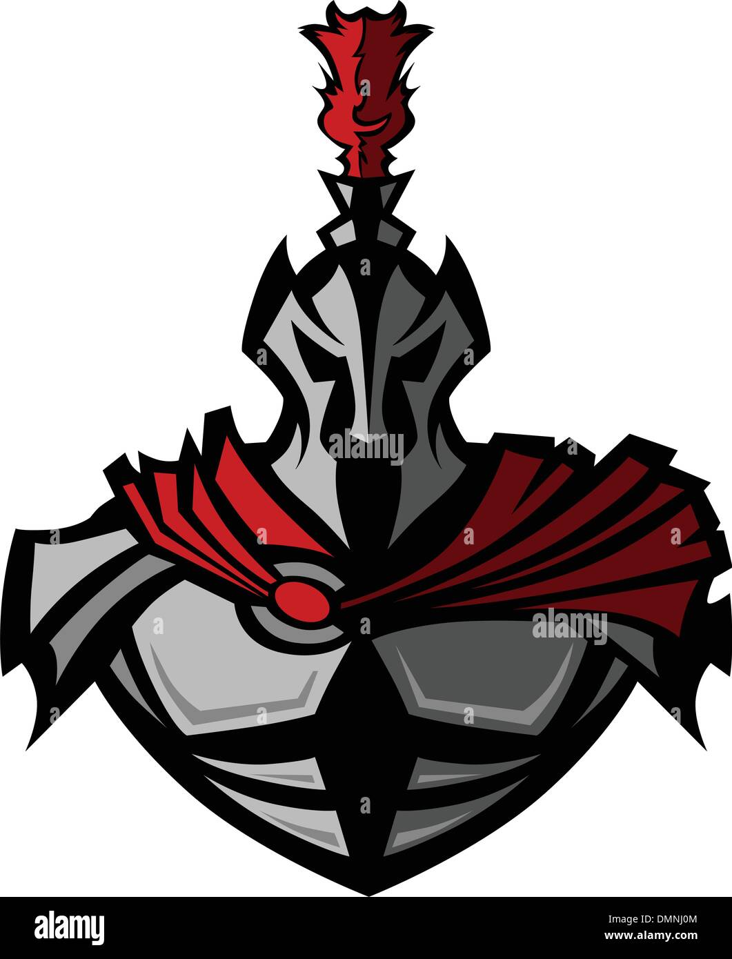 Medieval Warrior with Helmet Vector Mascot Stock Vector Image & Art - Alamy