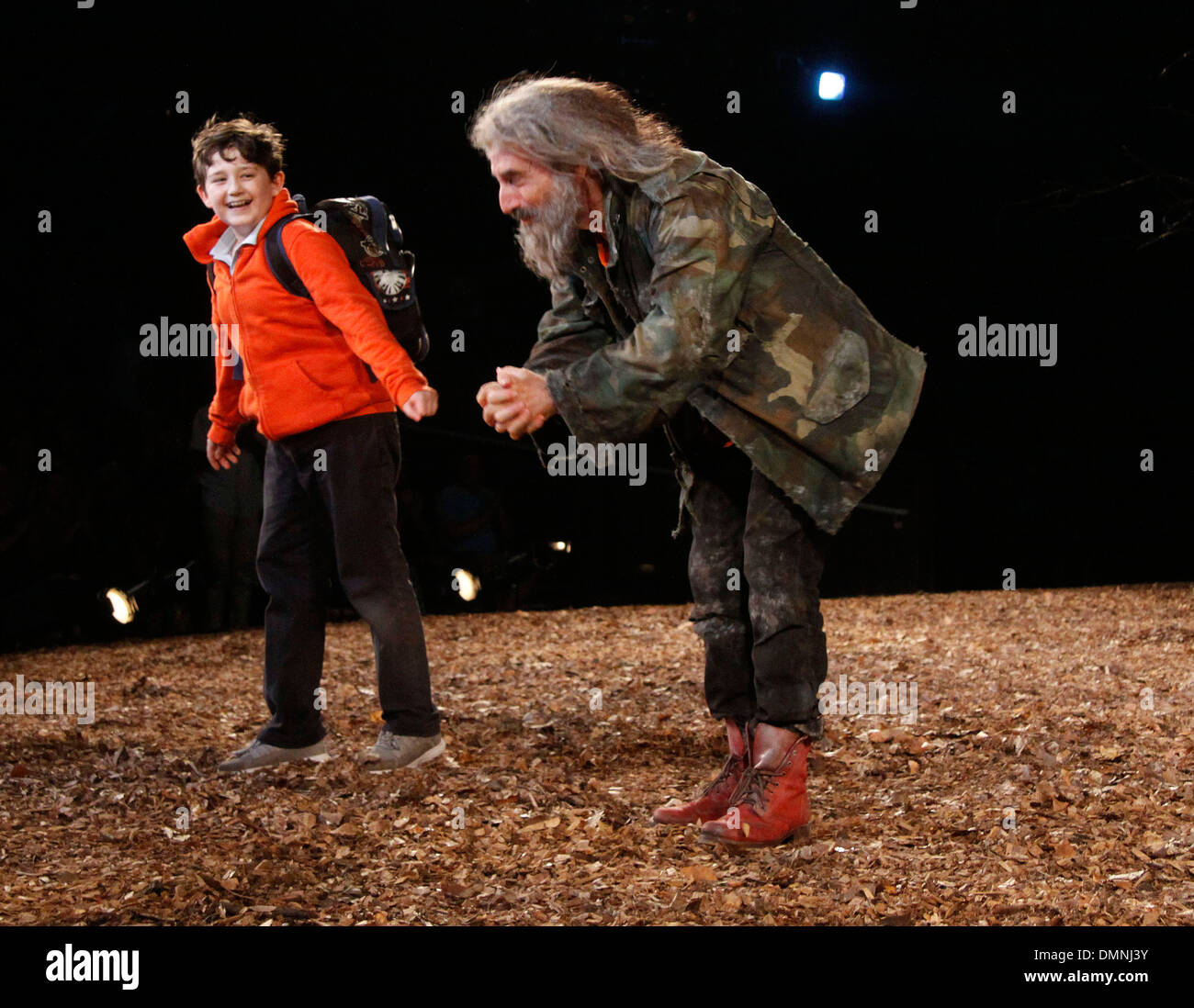 Jack Broderick and Chip Zien Opening night curtain call for Public ...