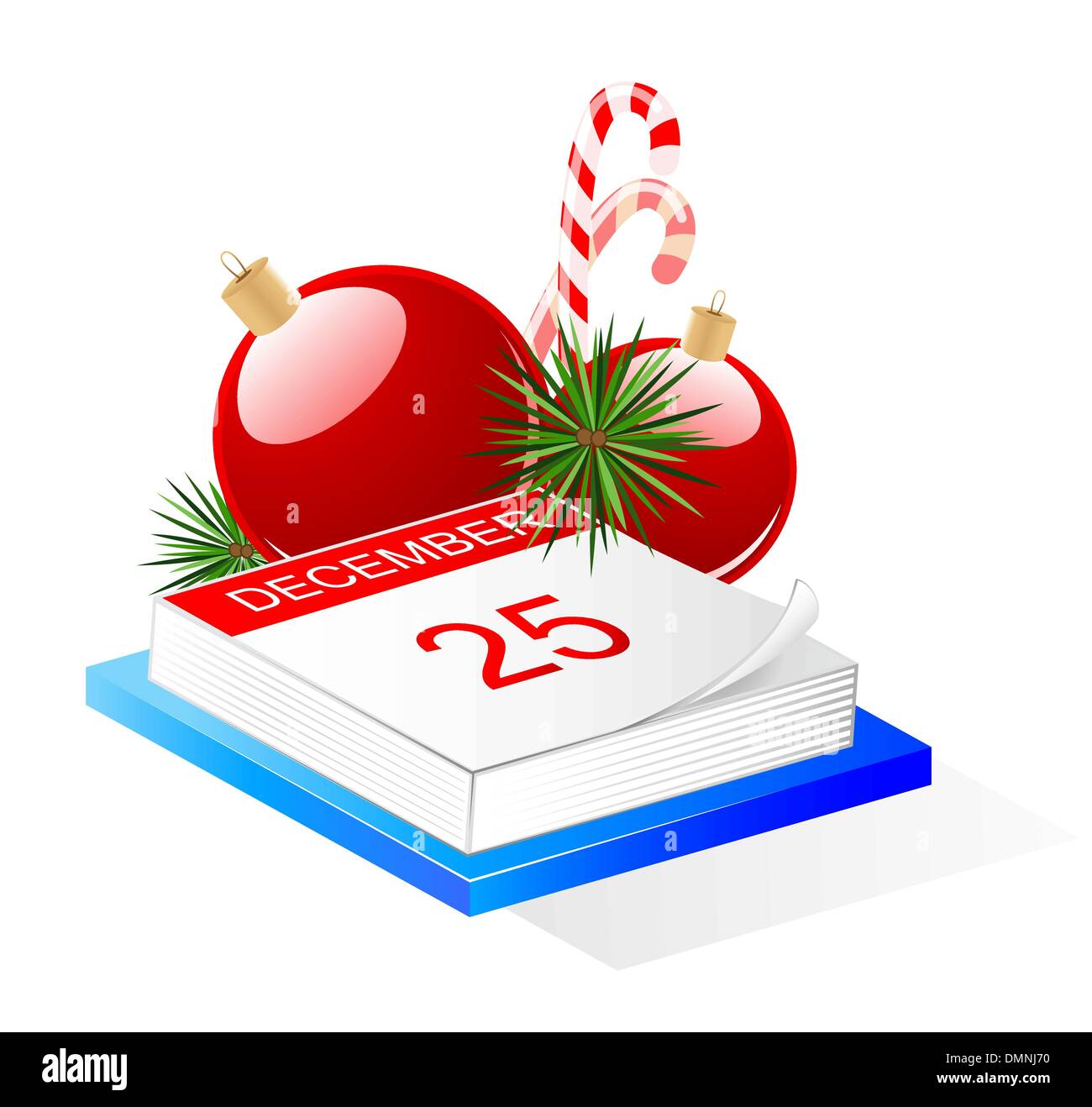 Christmas decoration december calendar Stock Vector Images - Alamy