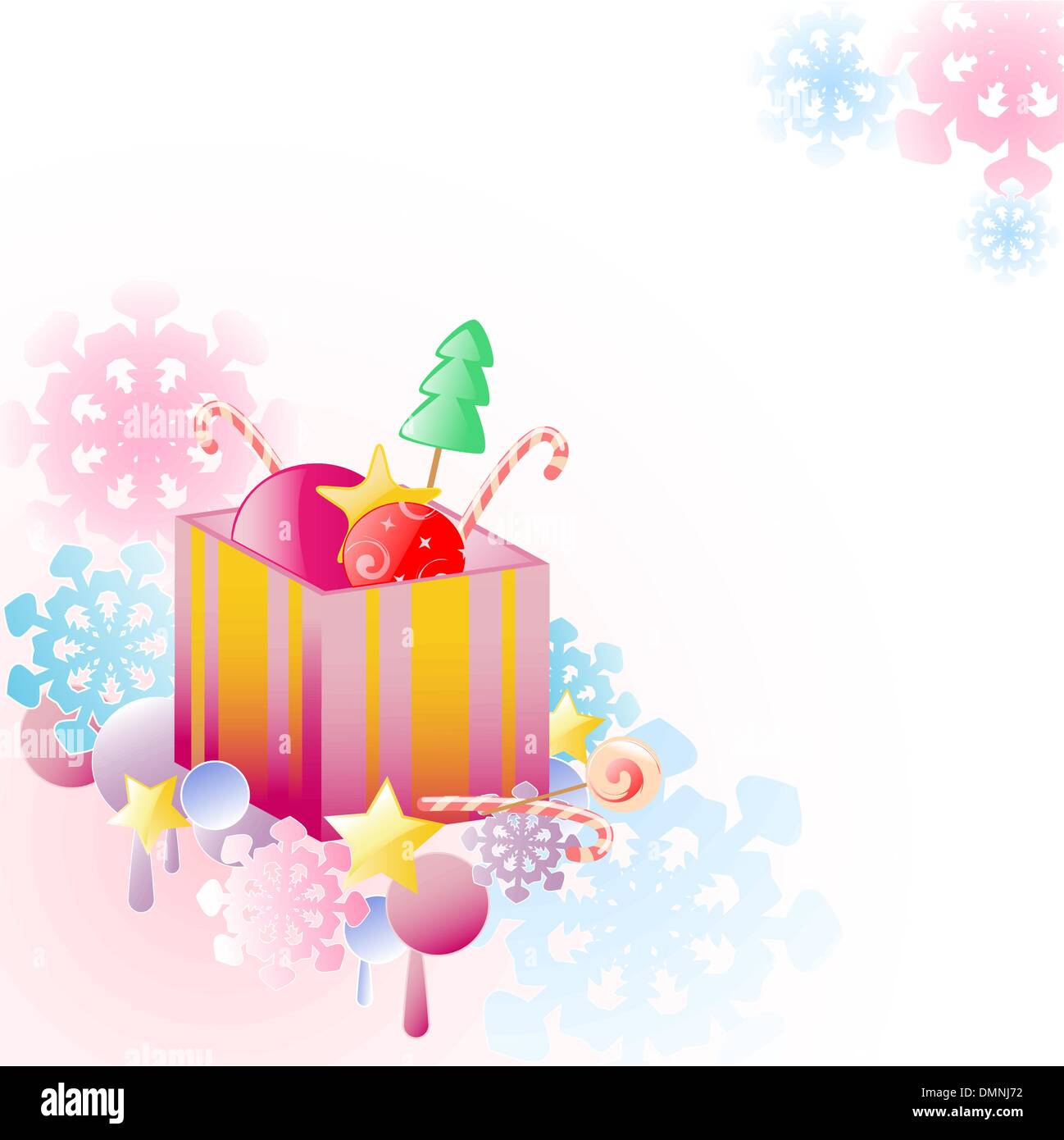 Christmas banner beautiful gift Stock Vector Images - Alamy