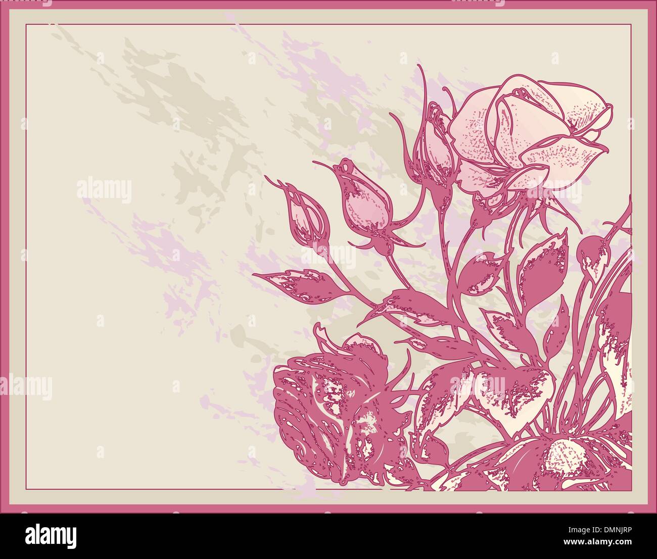 Vintage card old style Stock Vector Images - Alamy