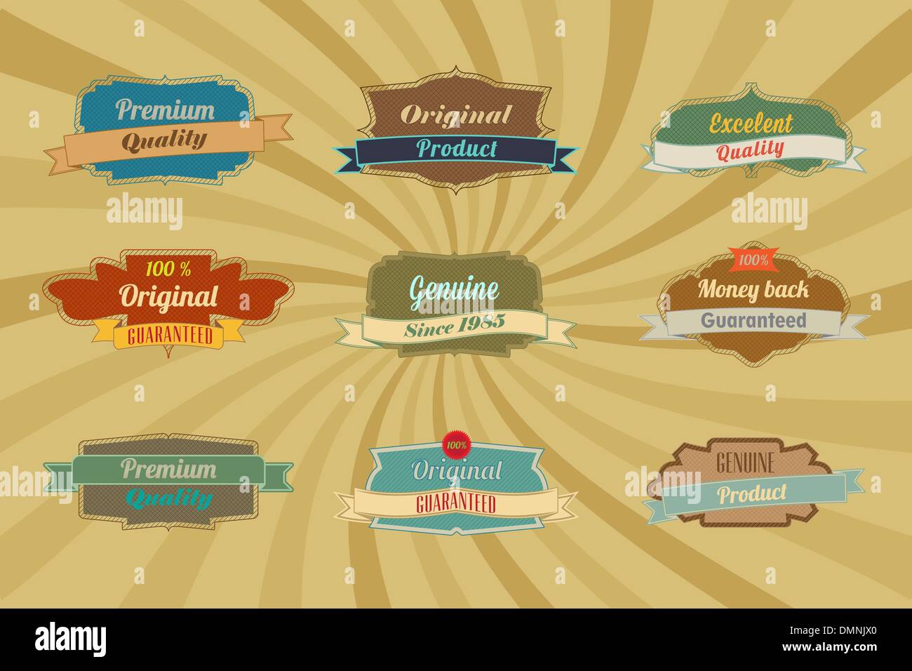 Decorative badges hi-res stock photography and images - Alamy