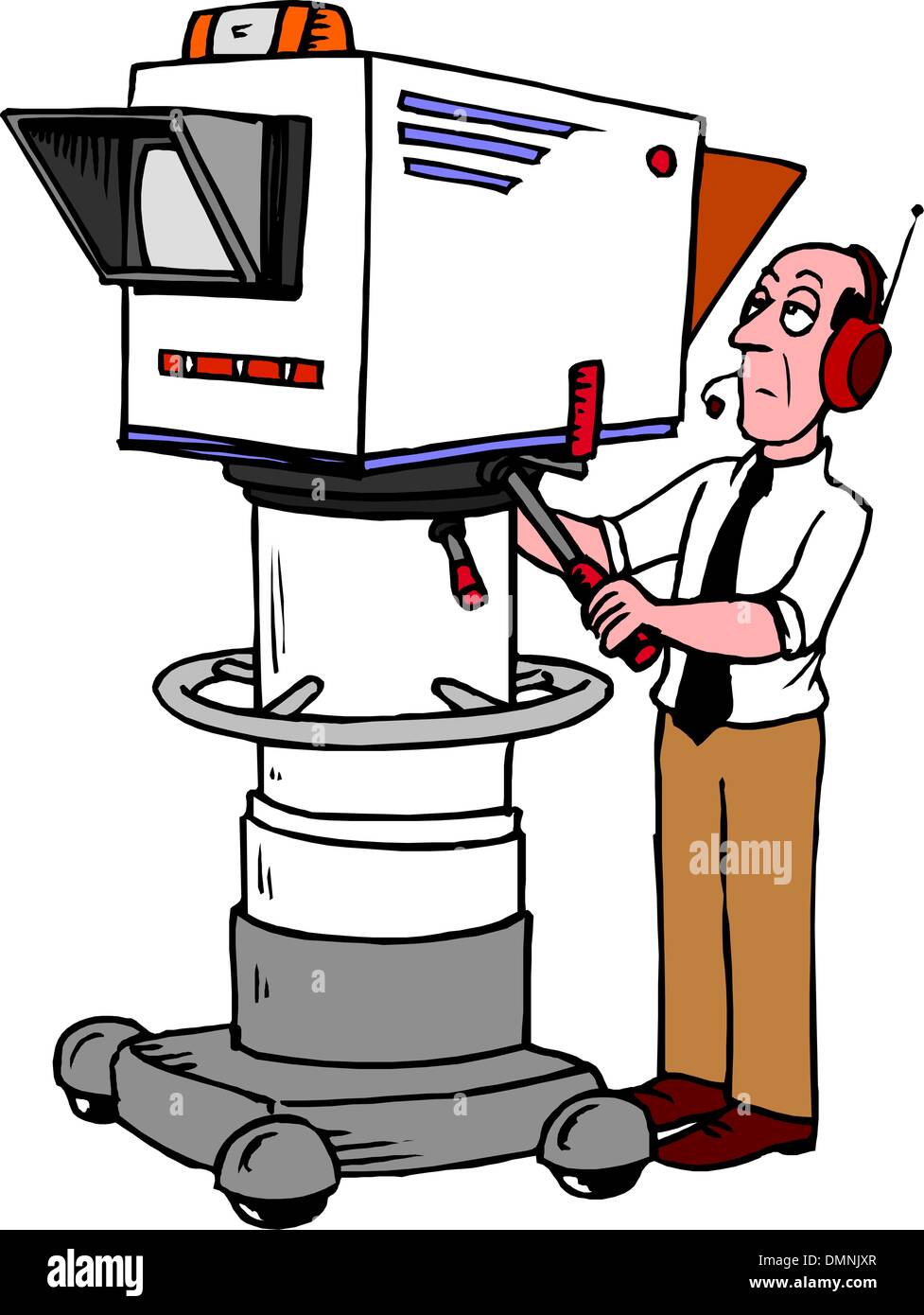 Tv filming equipment Cut Out Stock Images & Pictures - Alamy