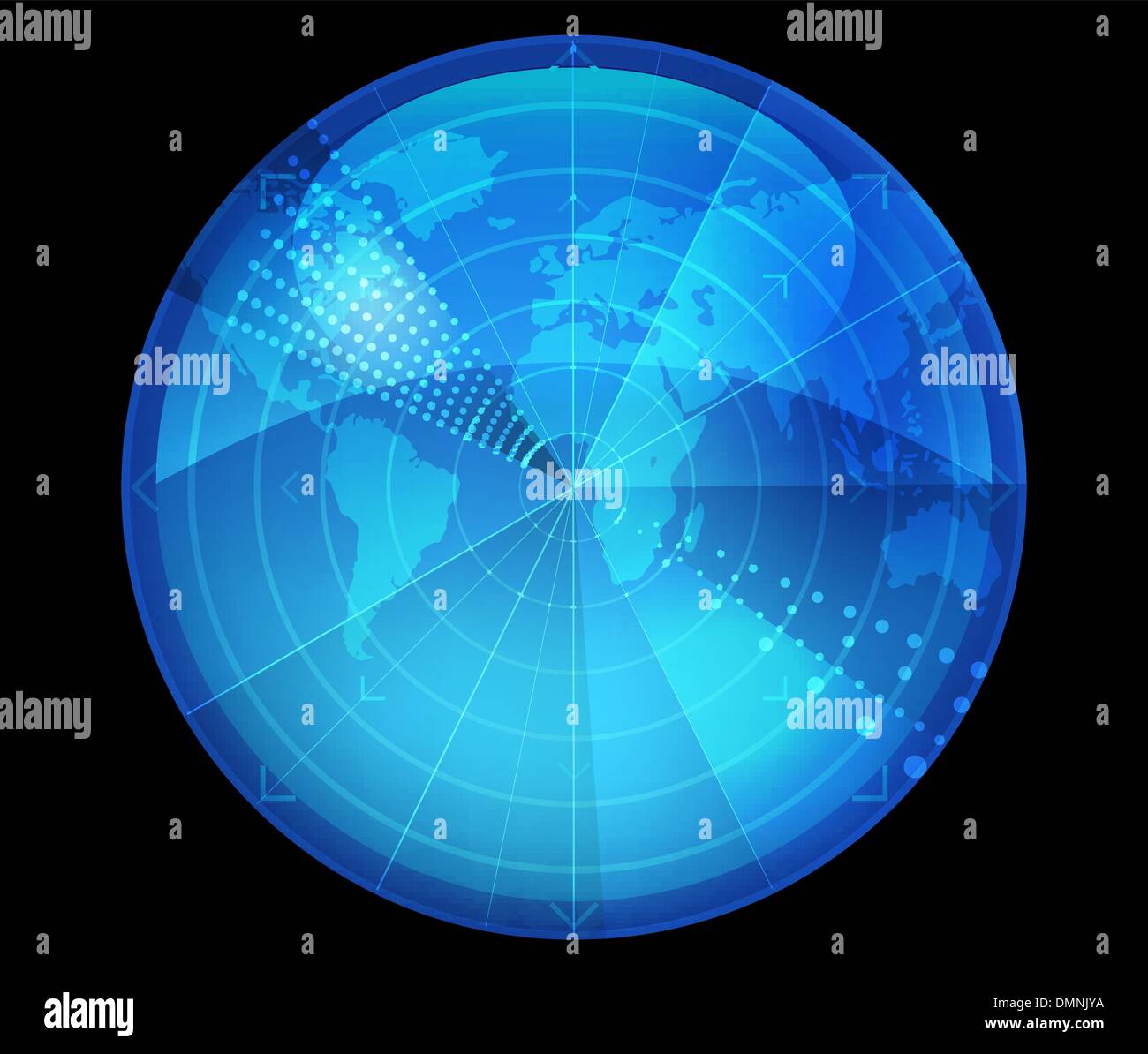 Contemporary world map Stock Vector Images - Alamy