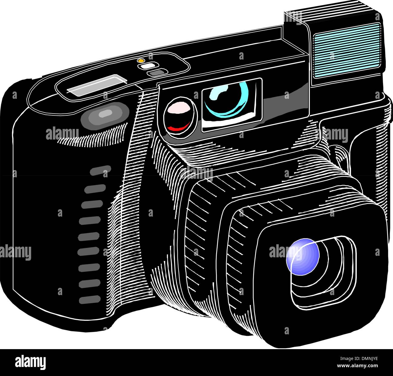 Professional slr camera Stock Vector Image & Art - Alamy