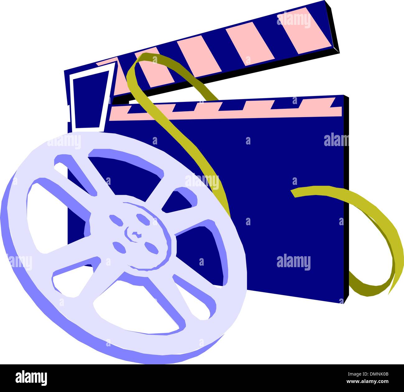 Vector illustration set of objects cinema Stock Vector Image & Art - Alamy