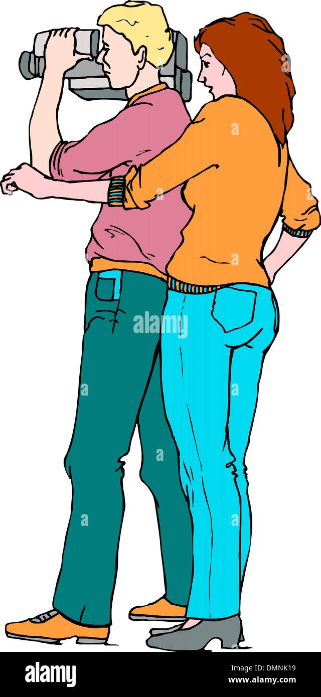 Man pointing camera portrait Stock Vector Images - Alamy