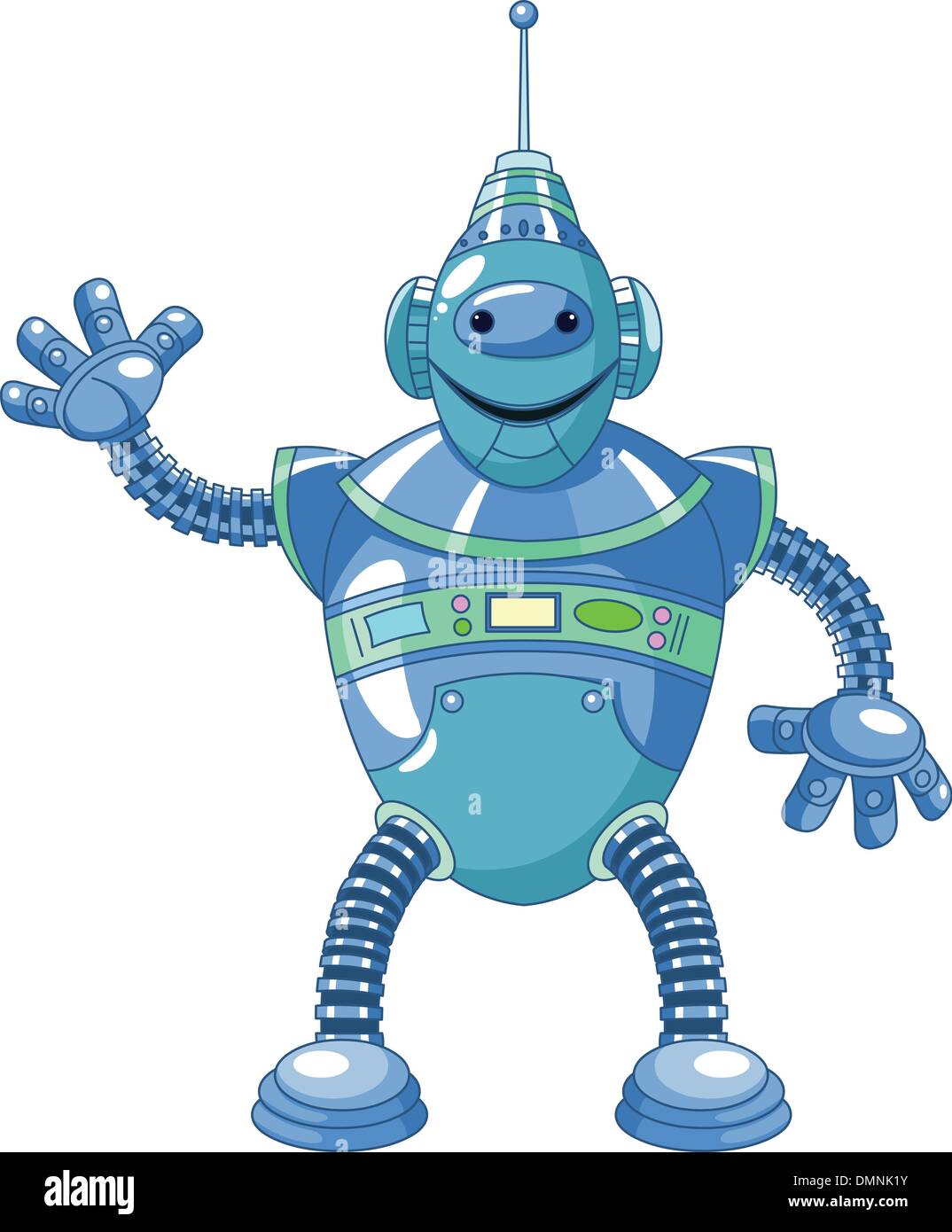 Cute cartoon robot Stock Vector Image & Art - Alamy