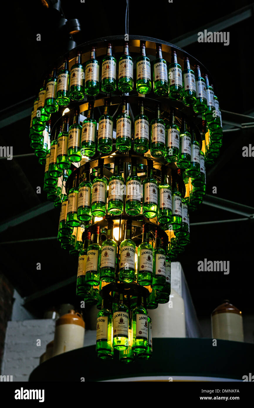 Inside the old factory at Jameson Irish Whiskey Distillery in Dublin ...