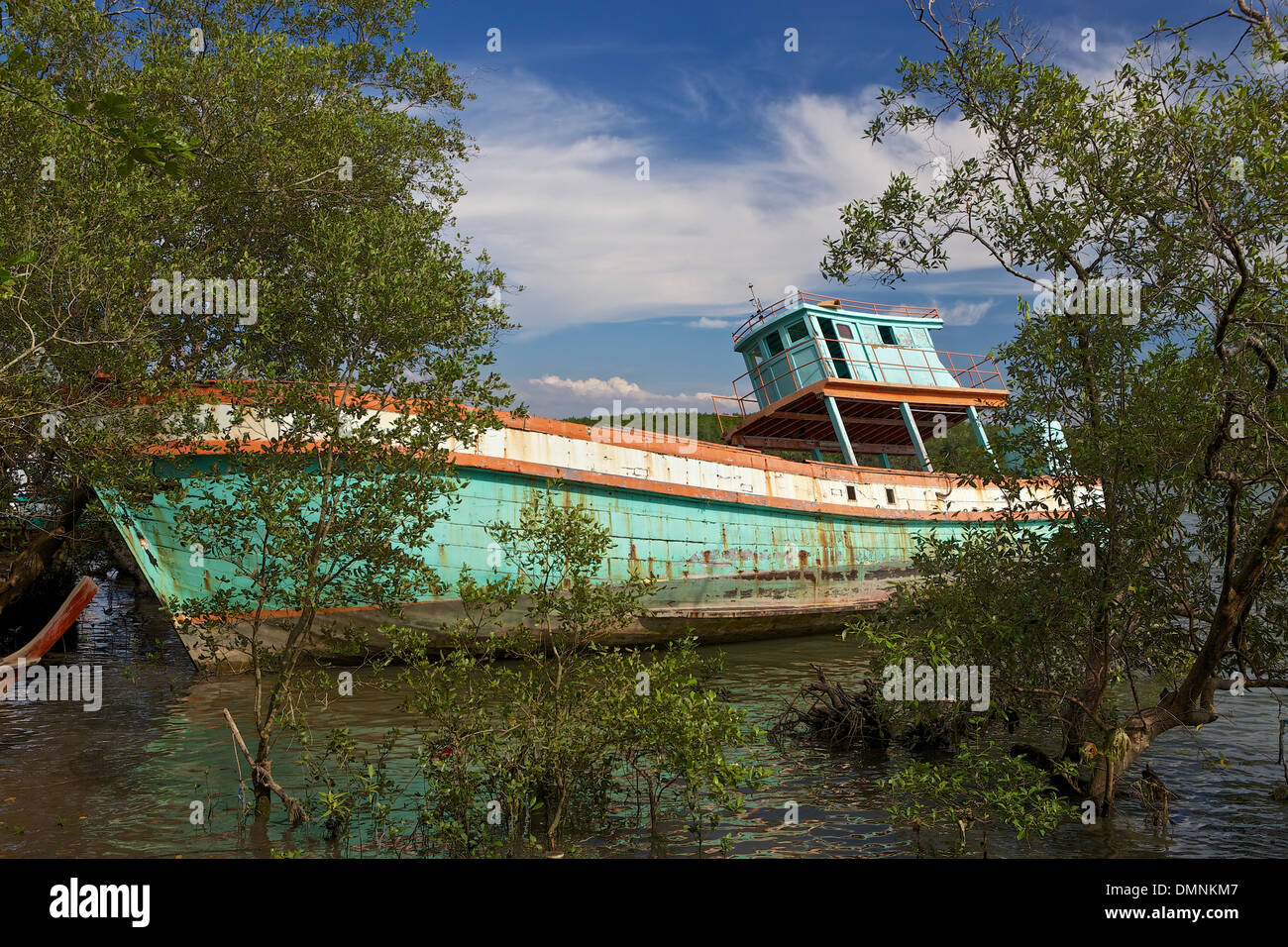 Tsunami boat hi-res stock photography and images - Alamy