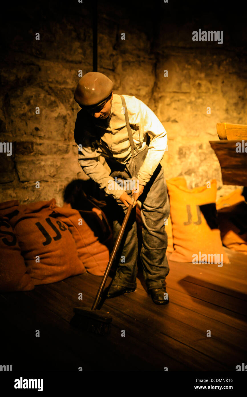 Inside the old factory at Jameson Irish Whiskey Distillery in Dublin ...