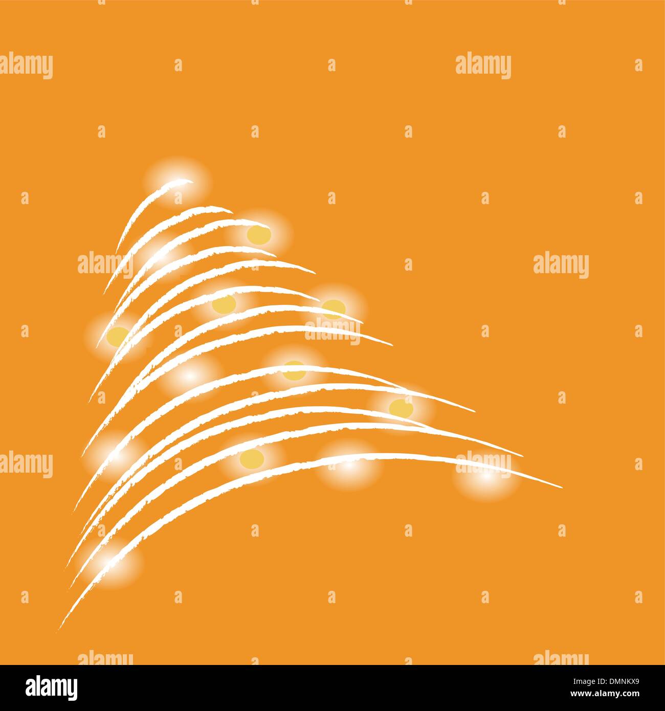 Festive stylized green christmas tree Stock Vector Images - Alamy