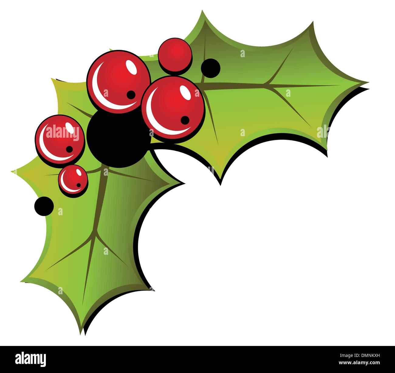 Christmas festive holiday embellishment Stock Vector Images - Alamy