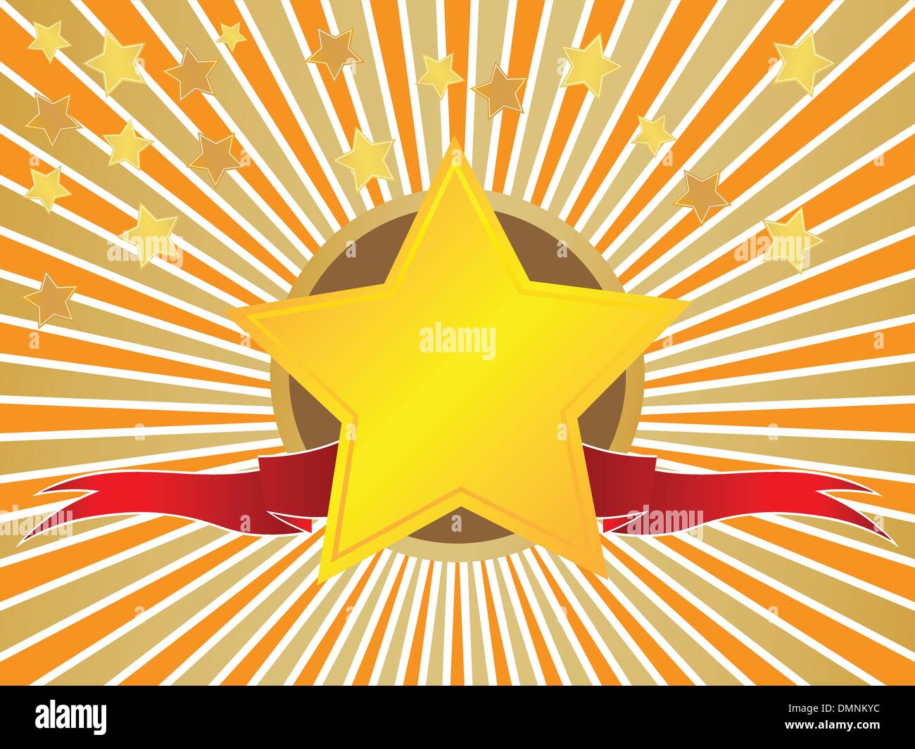 Star and Ribbon Stock Vector Image & Art - Alamy