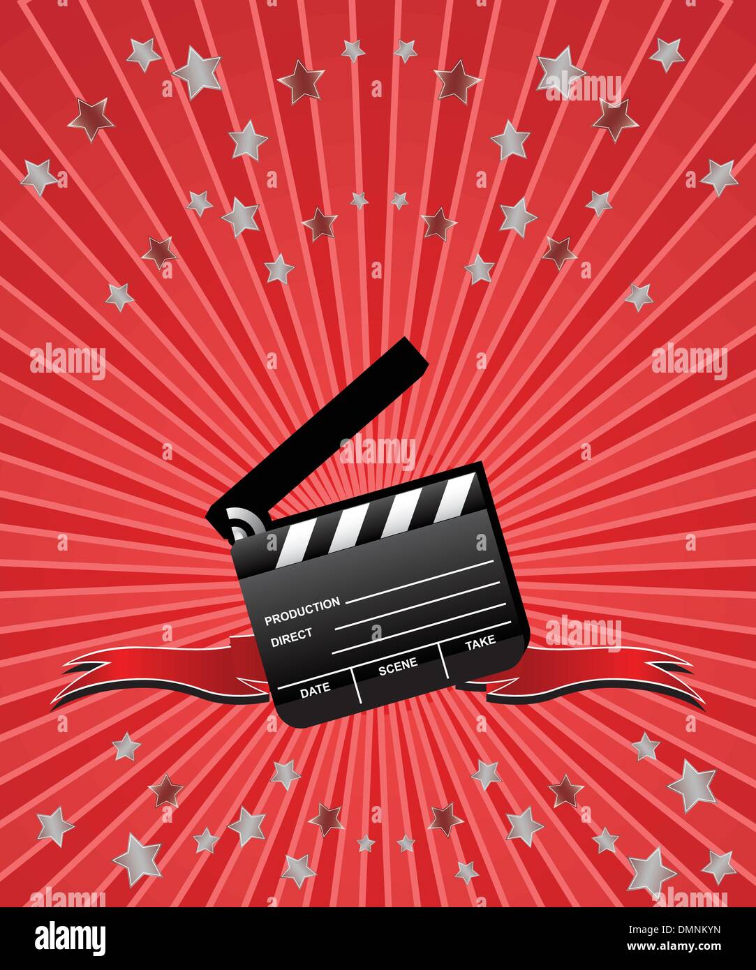 Open Movie Clapboard Stock Vector Image & Art - Alamy